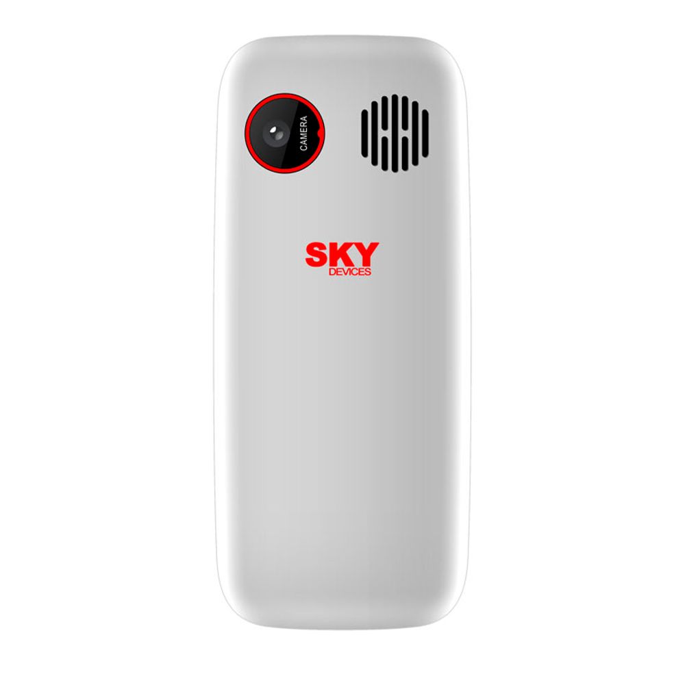 CELULAR SKY DEVICES ENERGY BLANCO / ROJO - electronicamegatonesrl