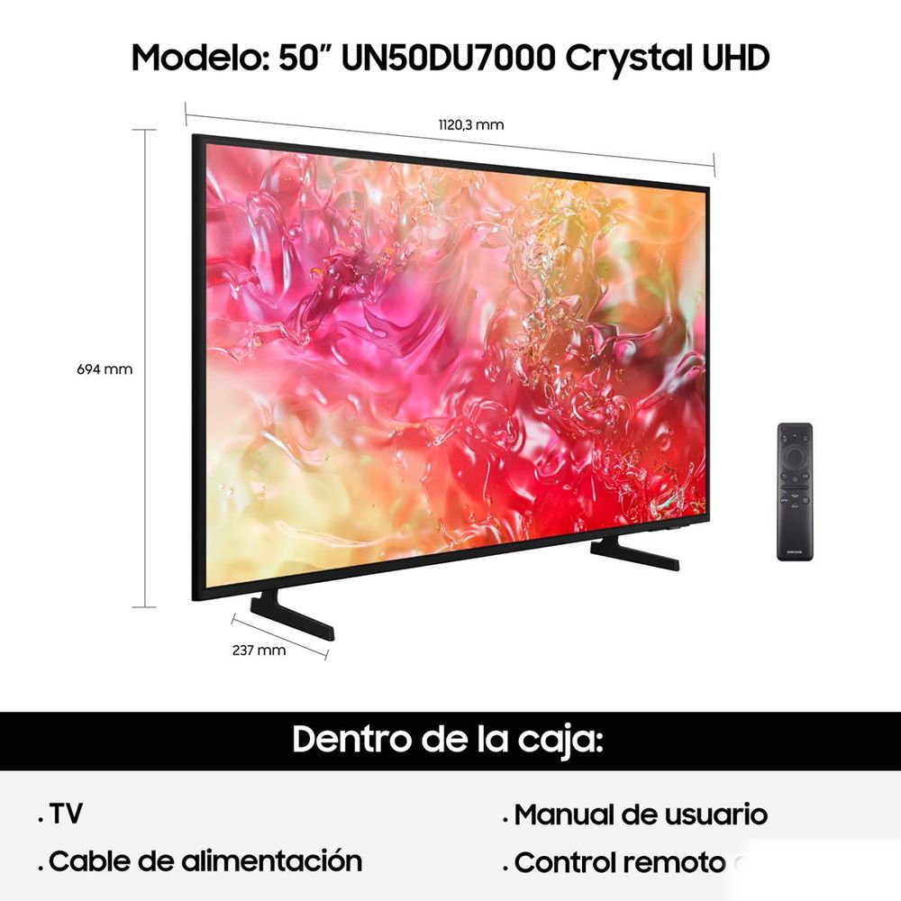 SMART LED TV SAMSUNG 75" PULGADAS 4K UHD UN75DU7000GCZB ...